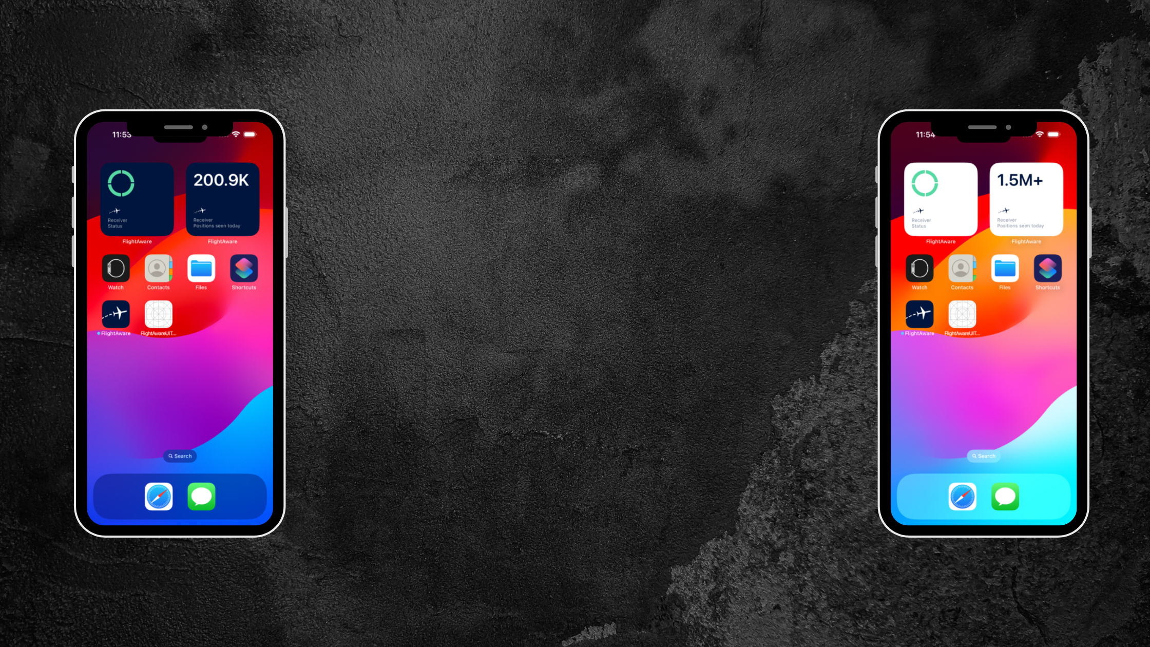 New FlightAware iOS Widgets